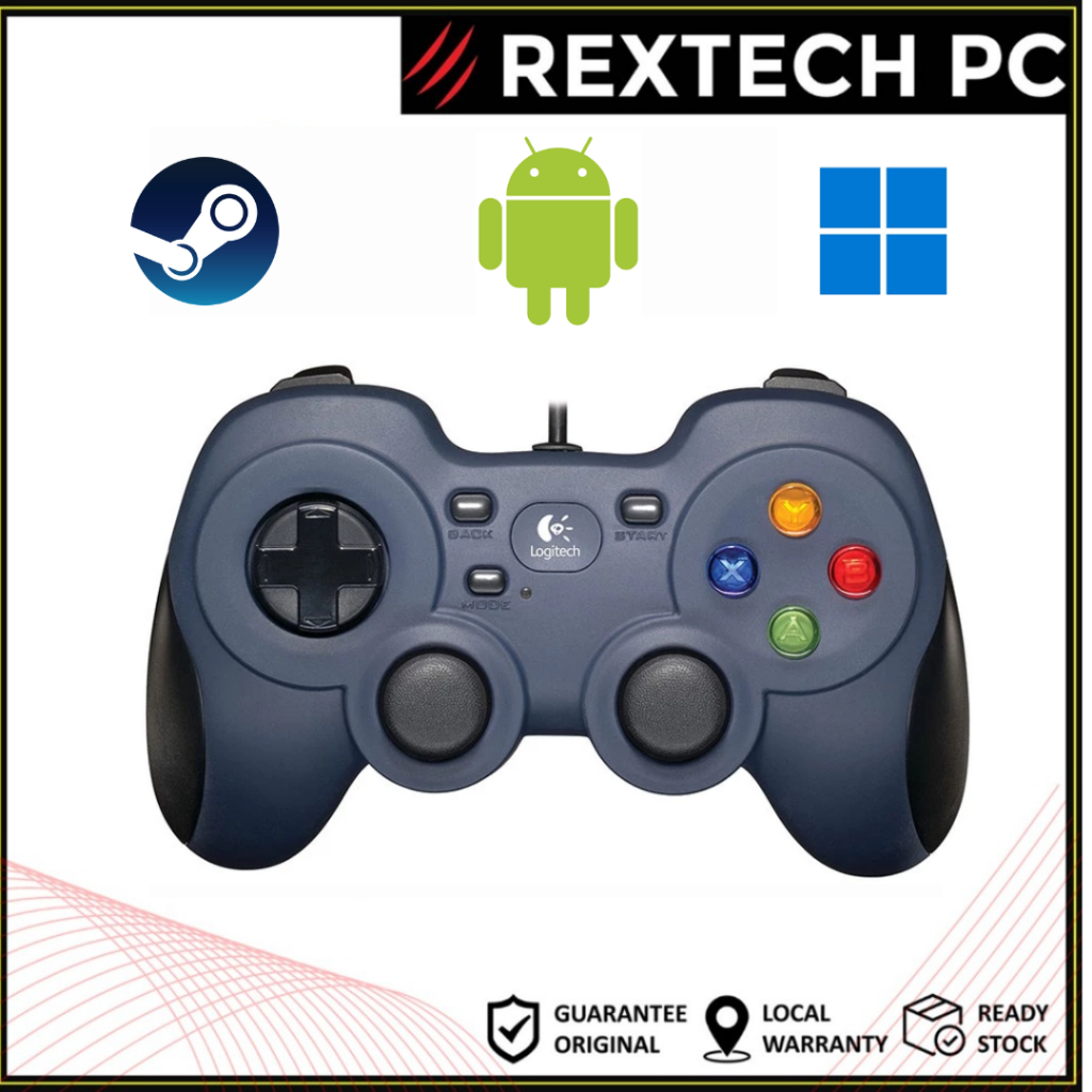Logitech F310 Wired Gamepad Controller Console Like Layout 4 Switch D ...