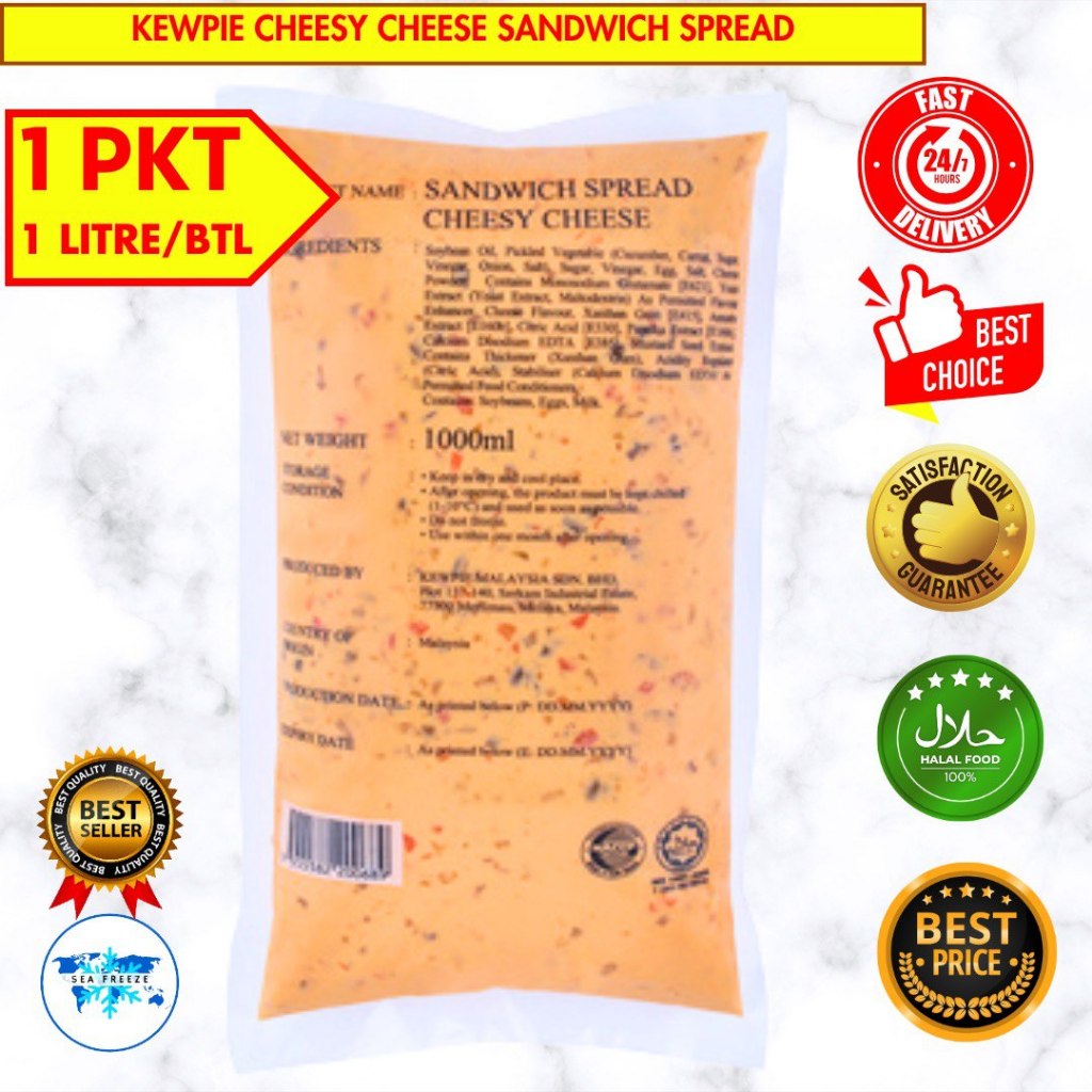 Kewpie Cheesy Cheese Sandwich Spread 1kg/PKT | Shopee Singapore