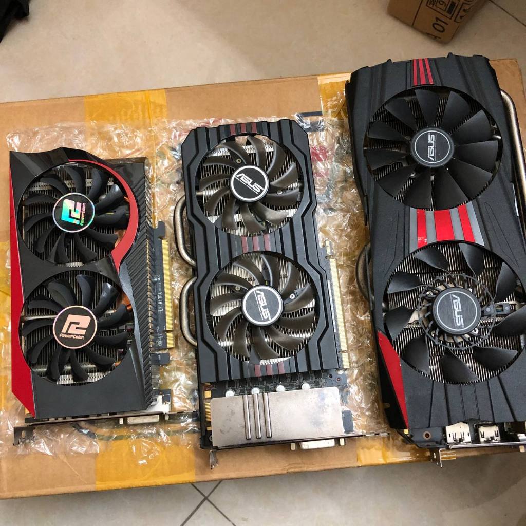 3 Unit GPU | Gaming GPU | Semi Faulty GPU Gaming | RX 570 RX580 R9 280 ...