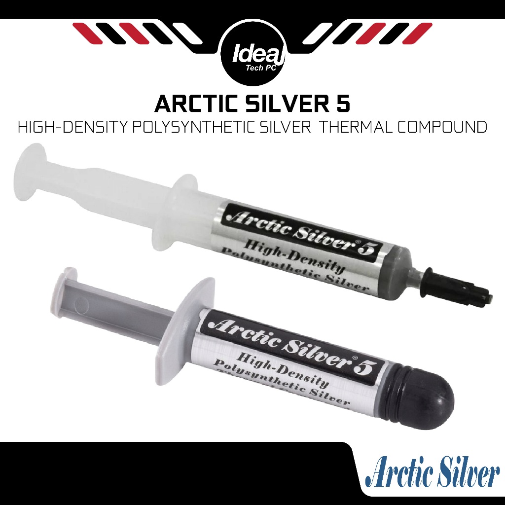 ARCTIC SILVER 5 | 3.5 GRAM / 12 GRAM | HIGH DENSITY POLYSYNTHETIC ...