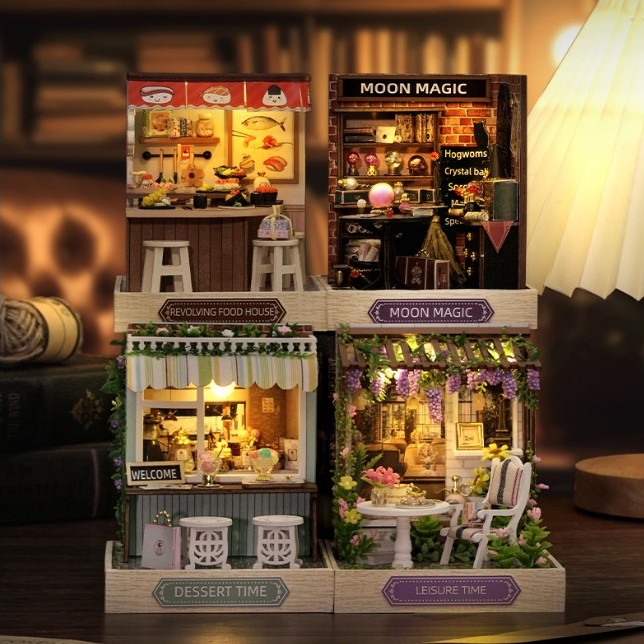 Corner of Happiness DIY Miniature Mini Shop Dollhouse Kit Craft doll ...