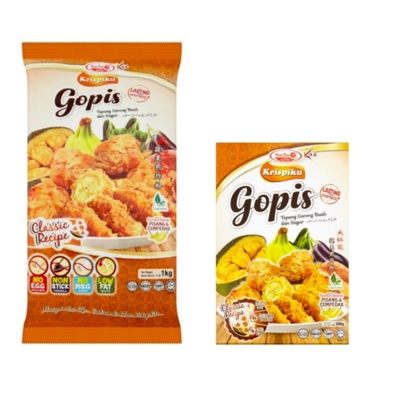 BUNGA RAYA Flour Mixed GOPIS Fruits & Vegetable 200g & 1kg Classic ...