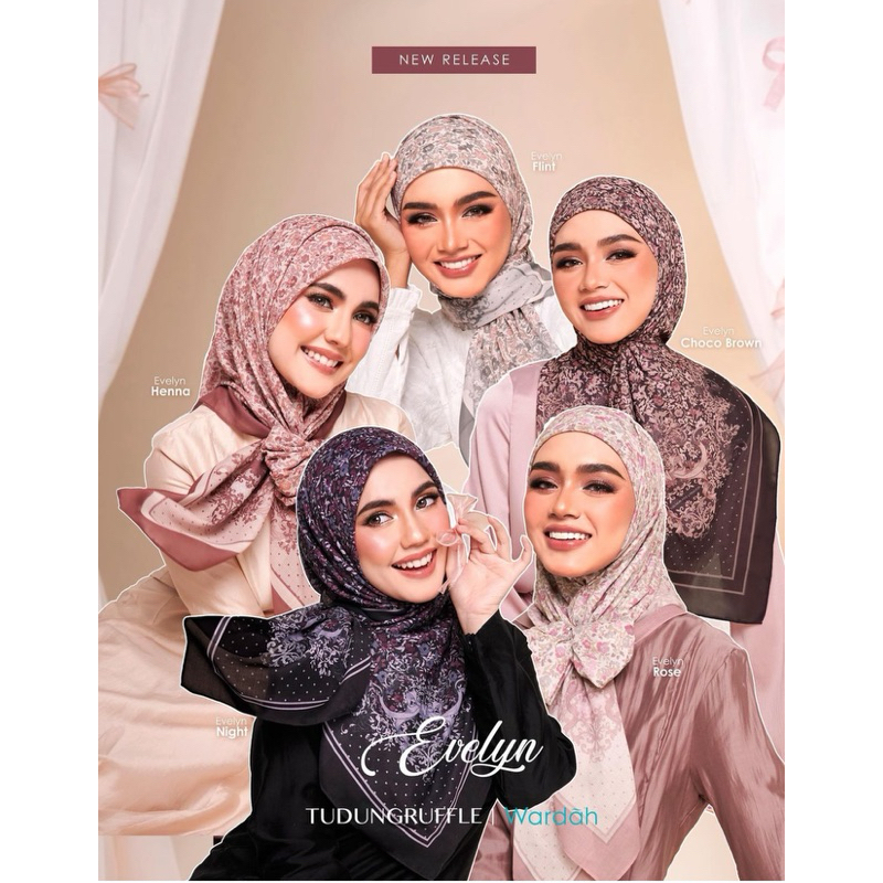 TUDUNG RUFFLE ️ WARDAH (FREE BROOCH EXCLUSIVE) | Shopee Singapore