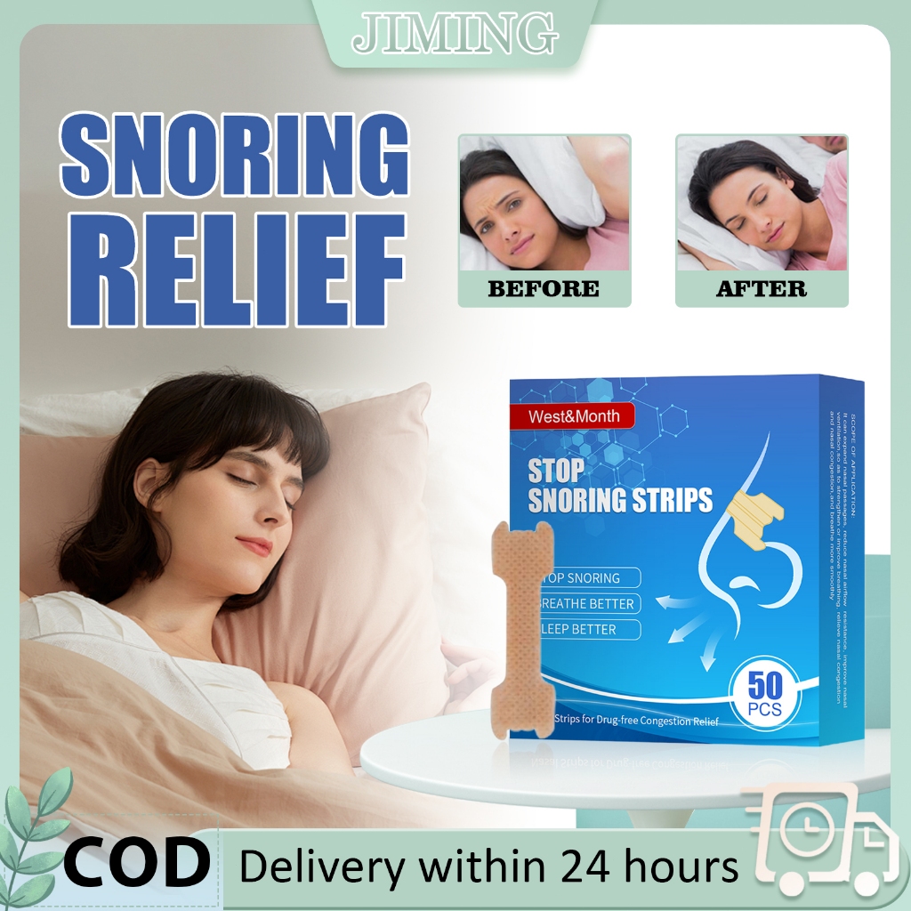Adult Nasal Ventilation Patches 50pcs Snoring Prevention Airway ...