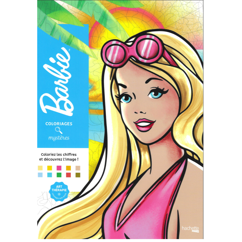 Color By Number Barbie - Kertas Mewarna Colour by number Barbie. total ...