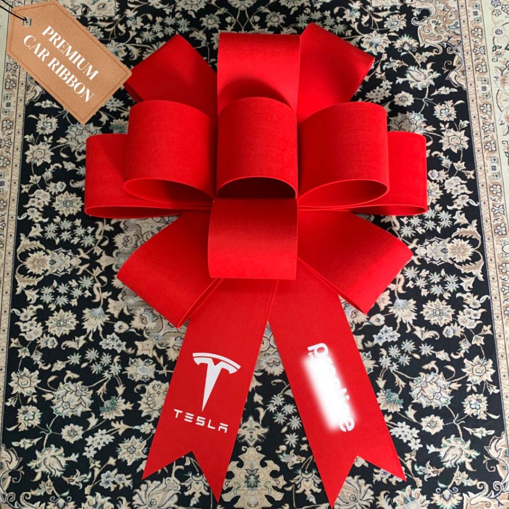 Big Car Bow I Big Car Ribbon I Big Red Ribbon I Ribbon Kereta New Car ...