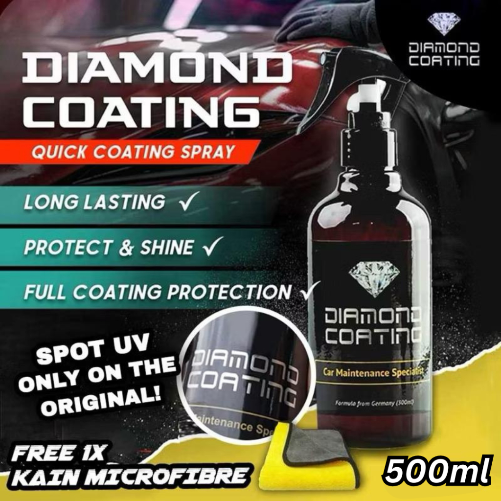 500ml Diamond Coating Ceramic Quick Coating Spray Car Polish Headlamp ...