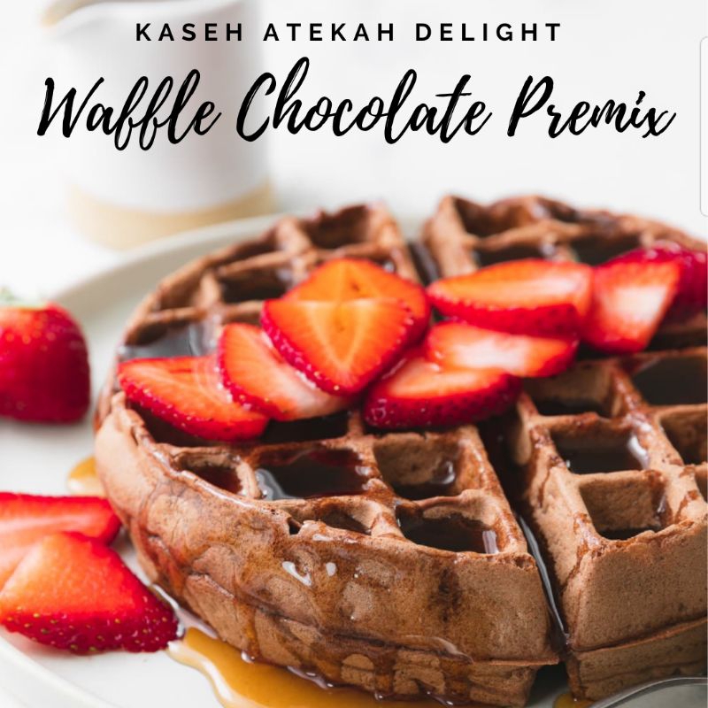 [PREMIUM & CHOCOLATE WAFFLE] Tepung Waffle Crispy Coklat | Chocolate ...