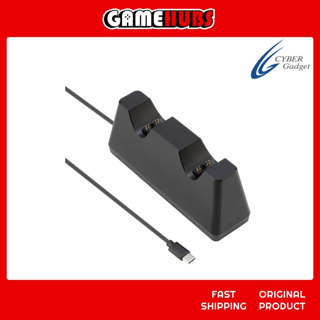 CYBER Charging Stand W (for DualSense Edge/DualSense) | Shopee Singapore