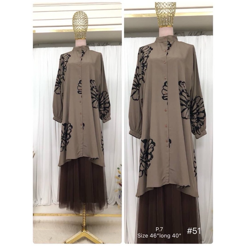 NEW BLOUSE CORAK LABUH P7 (51) | Shopee Singapore