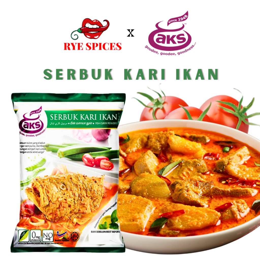Aks Fish Curry Powder/AKS Fish Curry Powder 250g Halal | Shopee Singapore