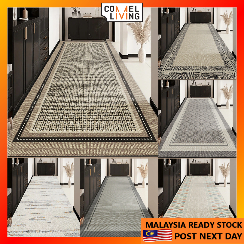 Runner Carpet Karpet Runner Alas Kaki Laluan Simple Modern Design ...