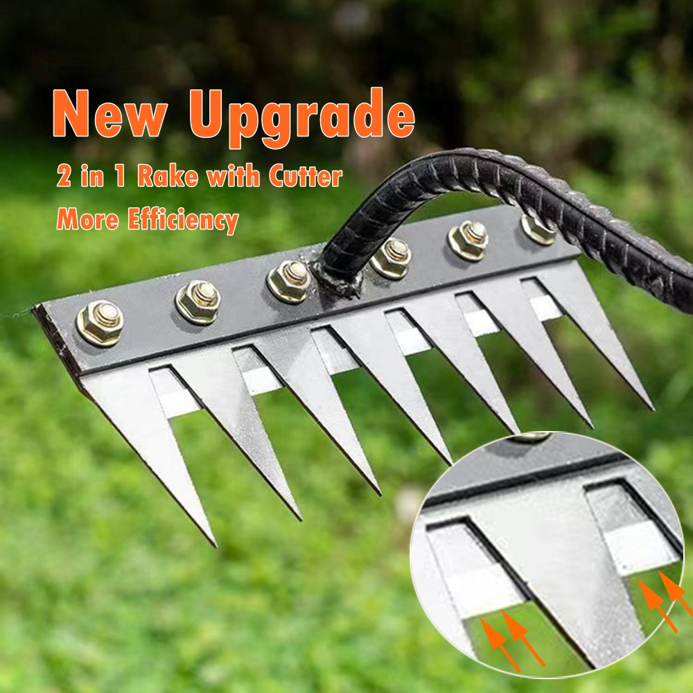 Bubble Wrap Weeding Rake Cangkul Rumput Tajak Bergigi Portable ...