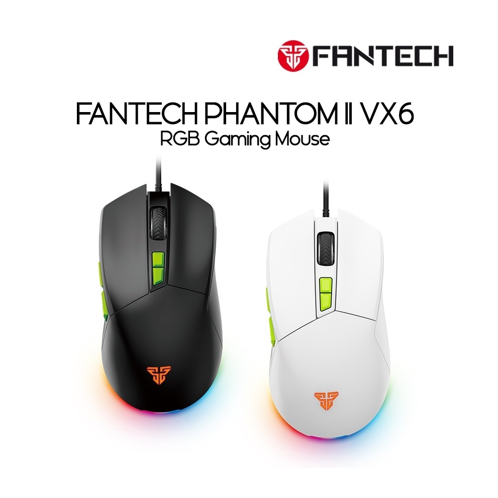 FANTECH PHANTOM II VX6 MACRO GAMING MOUSE | Shopee Singapore