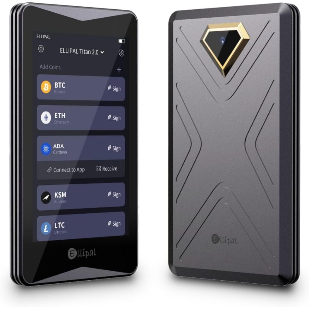 ELLIPAL Titan 2.0 Crypto Cold Wallet, Hardware Wallet, 100% Offline ...