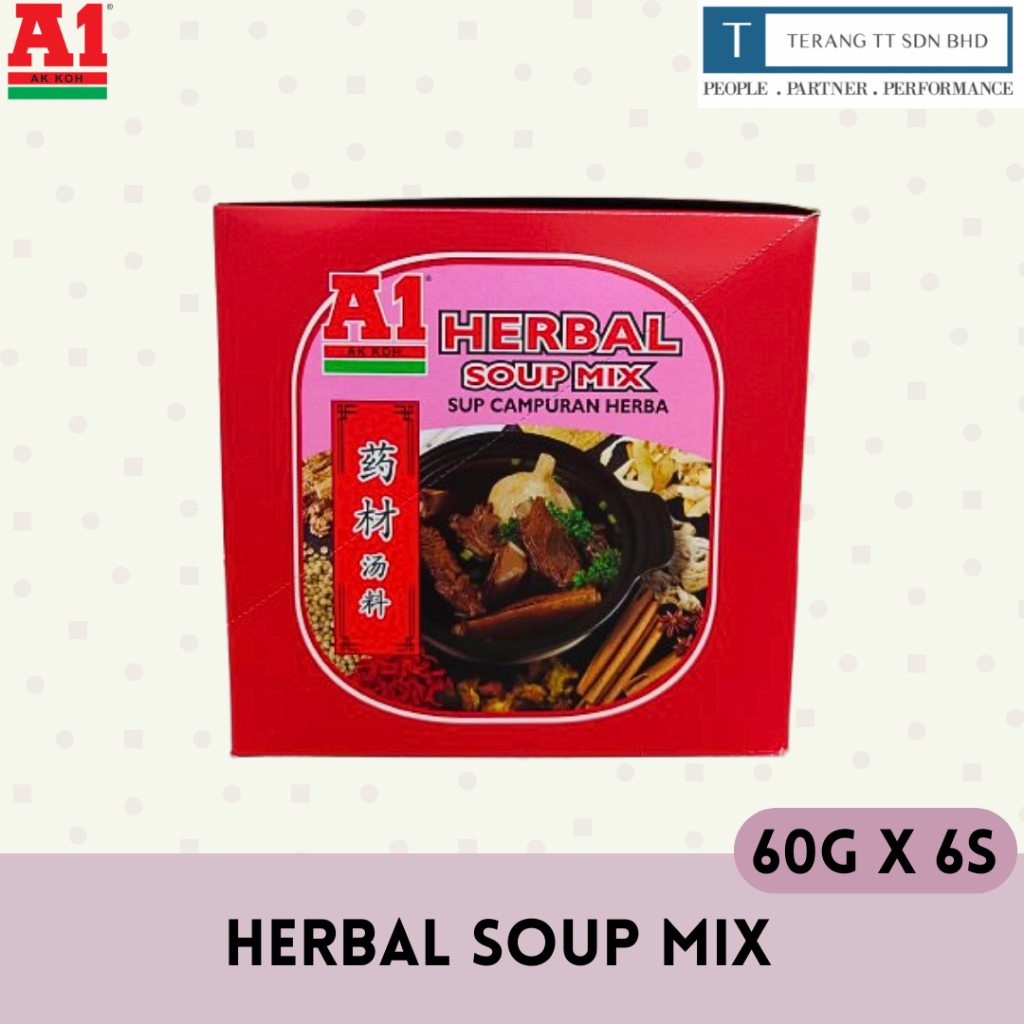 A1 Herbal Soup Mix (60g X 6's) | Shopee Singapore