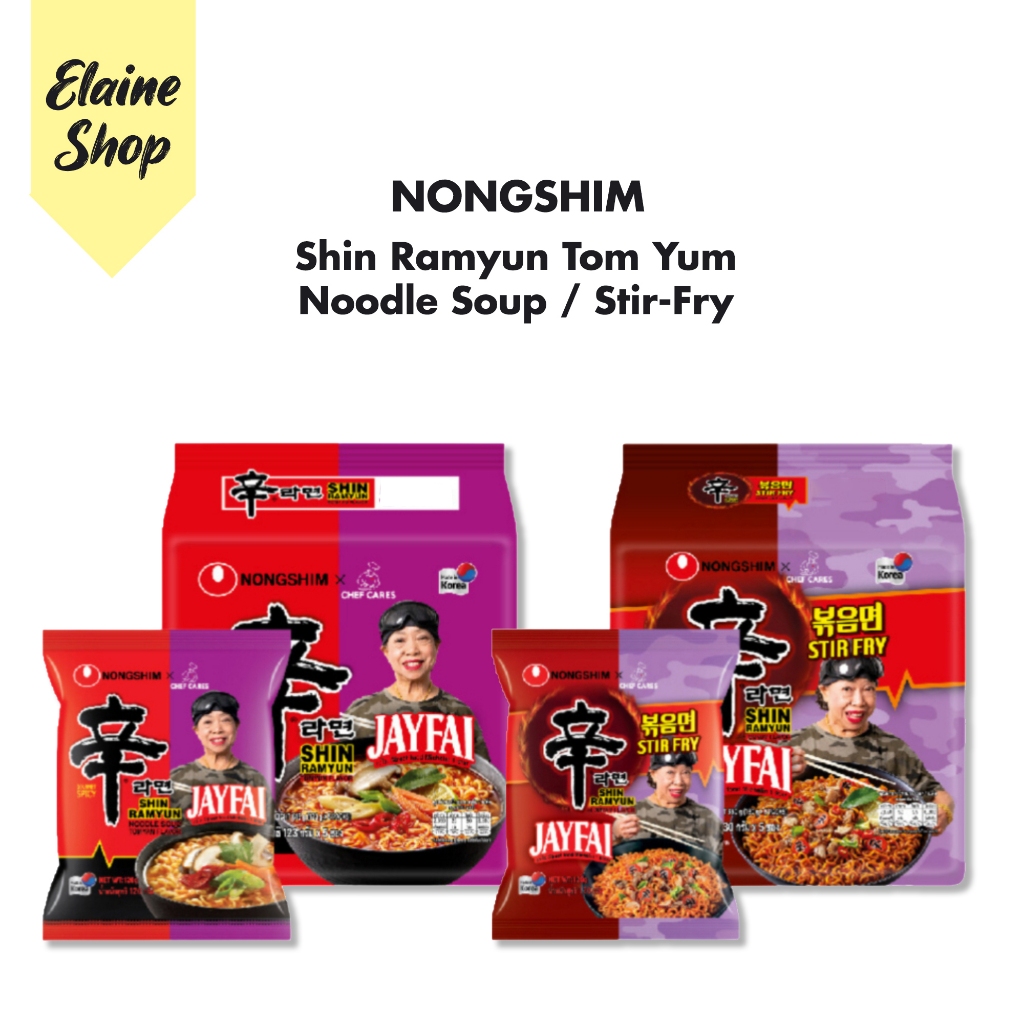 Nongshim x Chef Cares Shin Ramyun Tom Yum Noodle Soup Stir-Fry Jayfai ...
