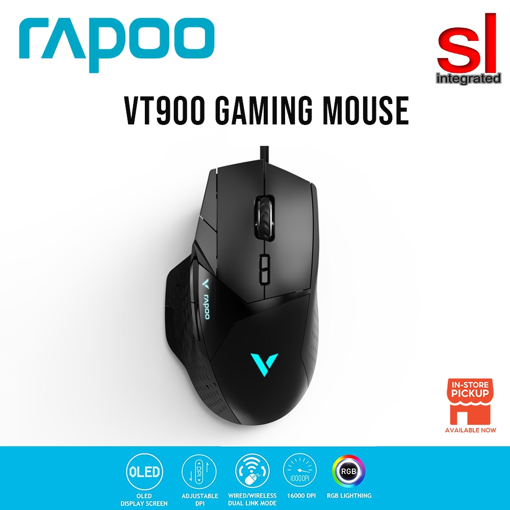 Rapoo VT900 Dual Mode Wired/ Wireless RGB Optical Gaming Mouse ...