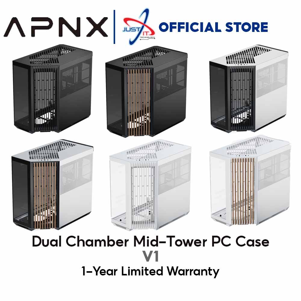 APNX V1 Dual Chamber Mid-Tower PC Case | Shopee Singapore