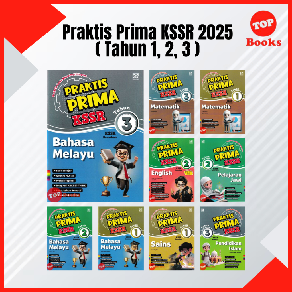 [TOPBOOKS Pelangi] Training Book: KSSR Prima Practice Year 1, 2, 3 KSSR ...
