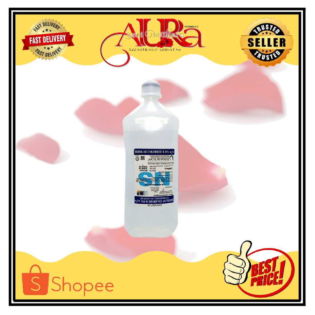 Normal Saline Sodium Chloride 0.9 - 1000ml | Shopee Singapore