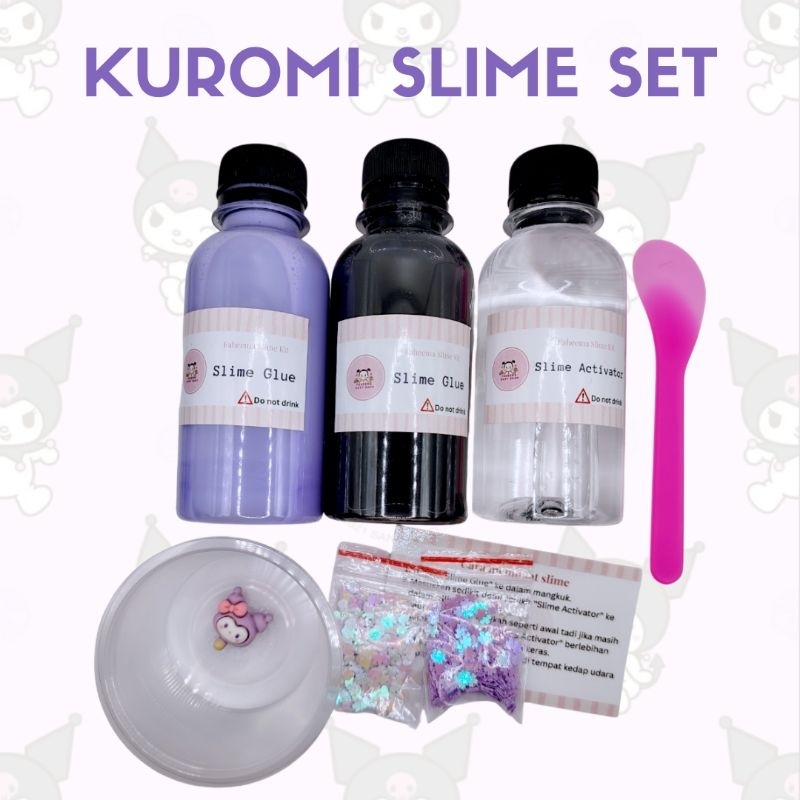 Slime Set Kit DIY Toy Kuromi Barbie Make Your Own Slime, Includes ...