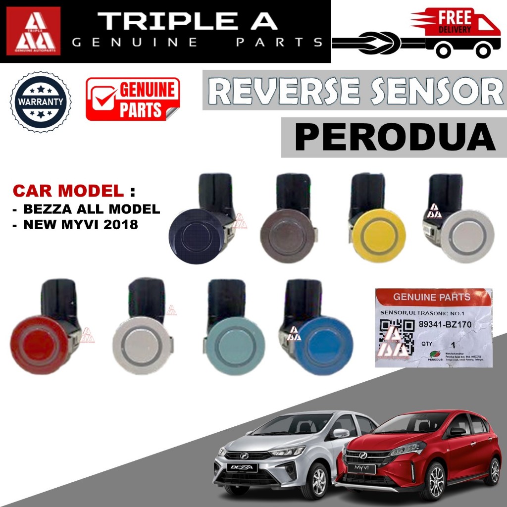 PERODUA NEW MYVI 2018 / BEZZA Front Rear Sensor Parking Sensor Reverse ...