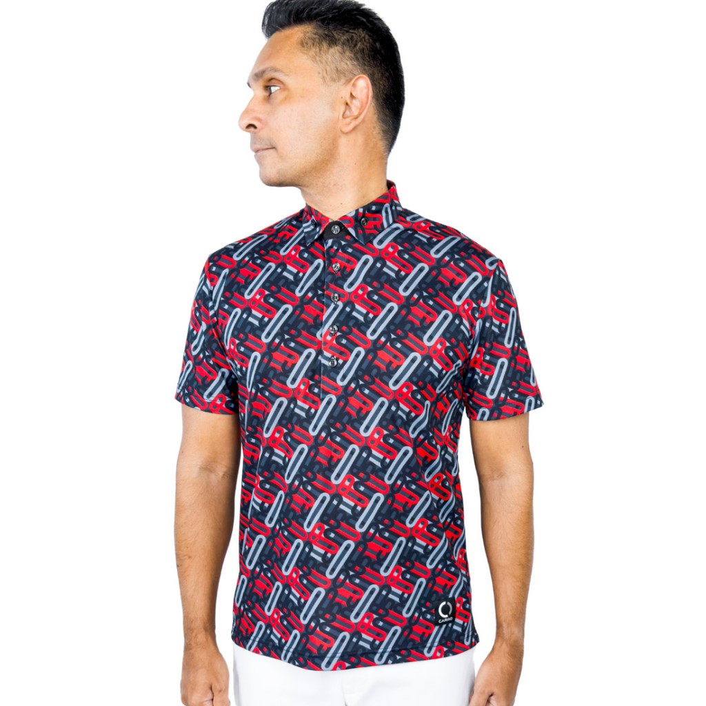 CARRO Paper Clips Yang Golf Polo (Stretch) | Shopee Singapore