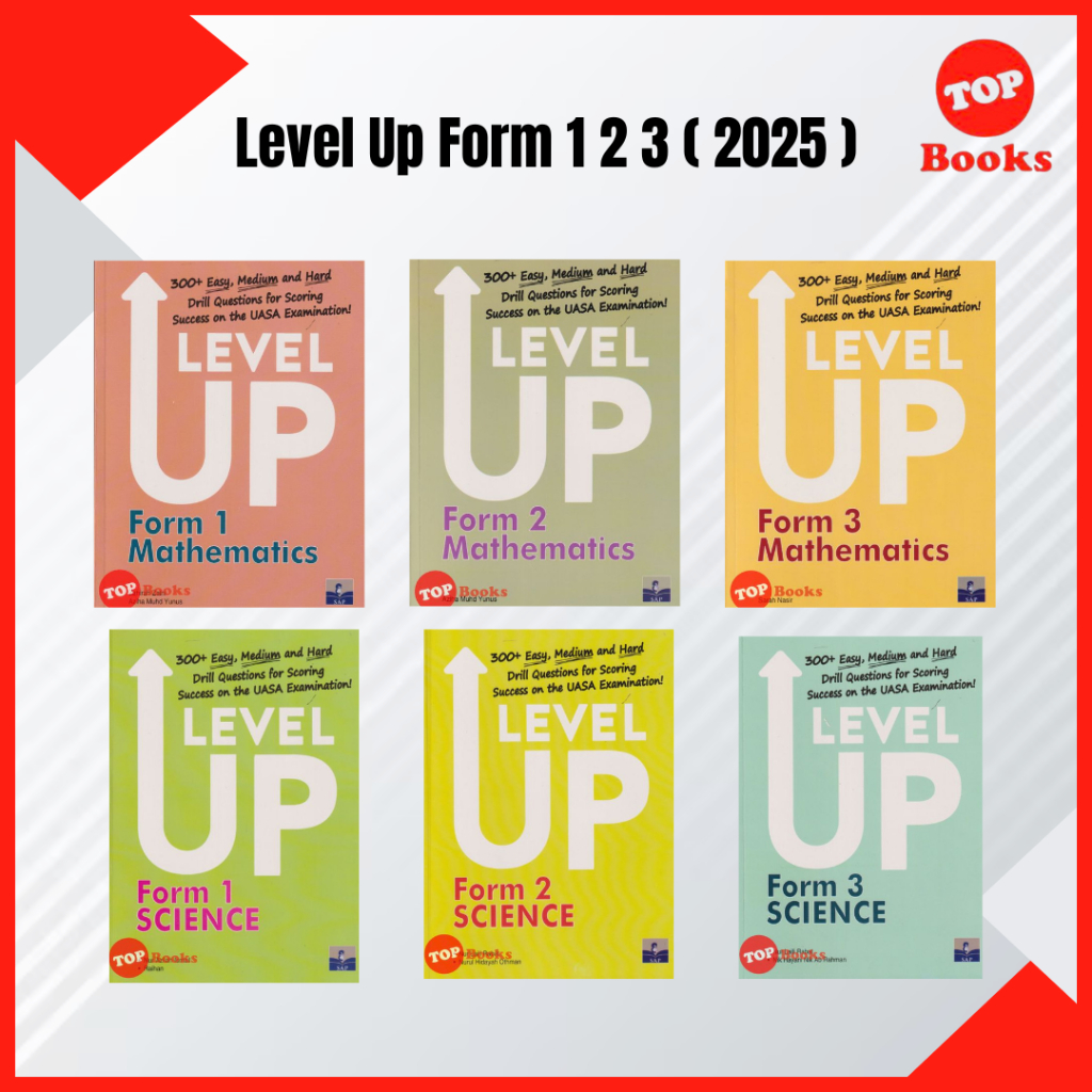 [TOPBOOKS SAP] Level Up Form 1 2 3 (2025) | Shopee Singapore