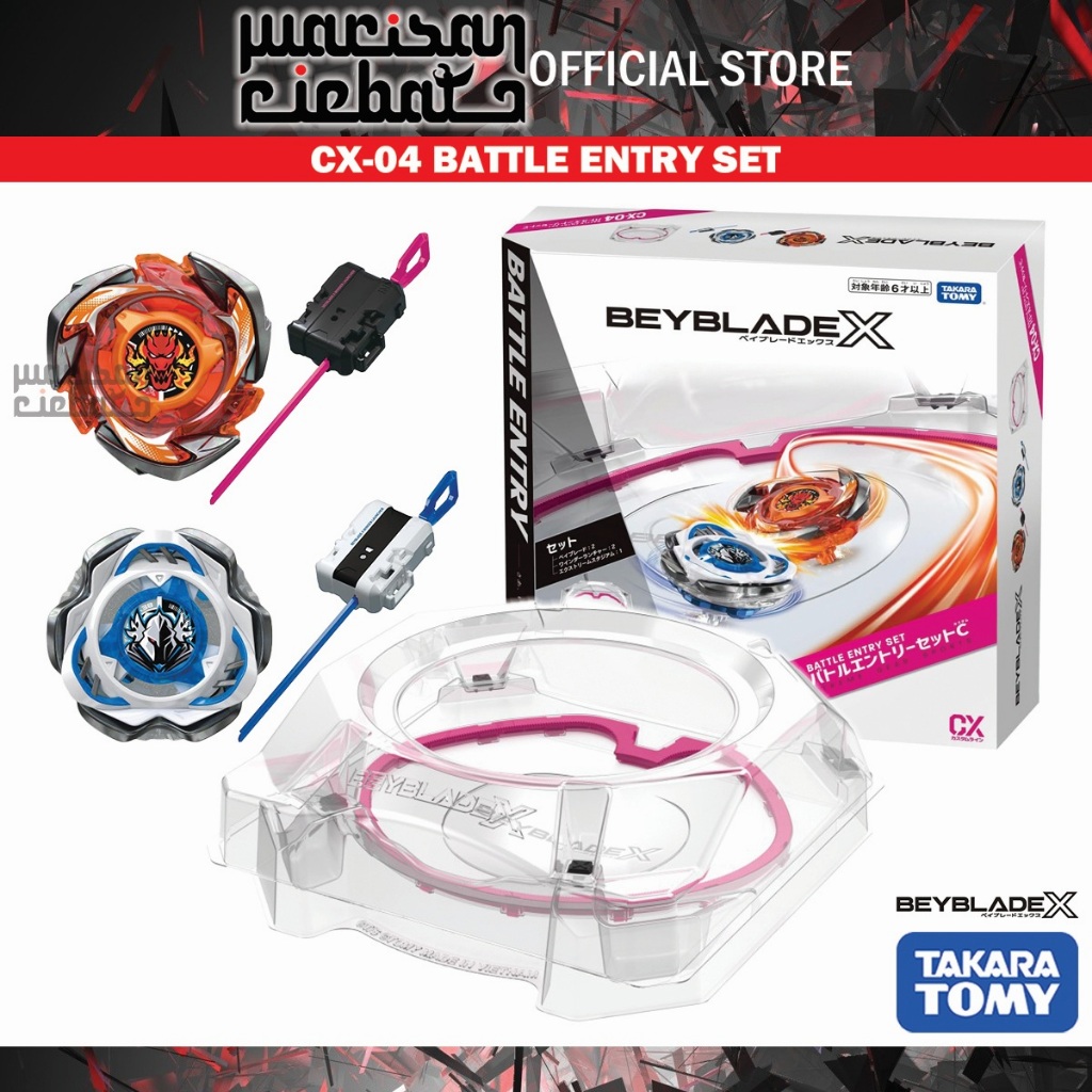 Takara Tomy Beyblade X CX-04 Battle Entry Set | Shopee Singapore