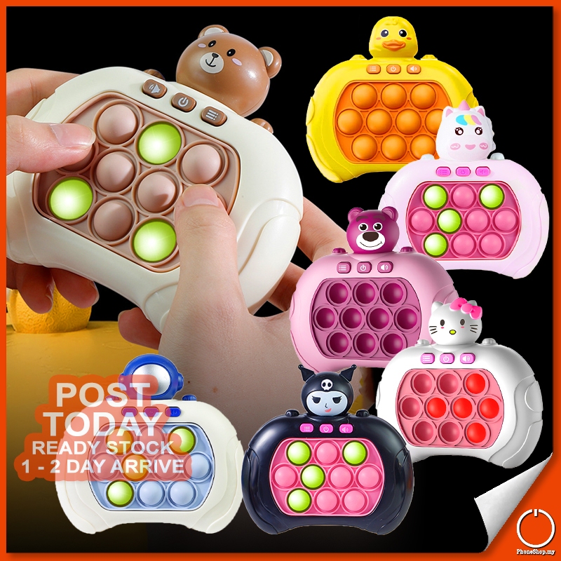 4 MODES 999 Level Quick Push Game Console Electronic Pop It Fidget ...
