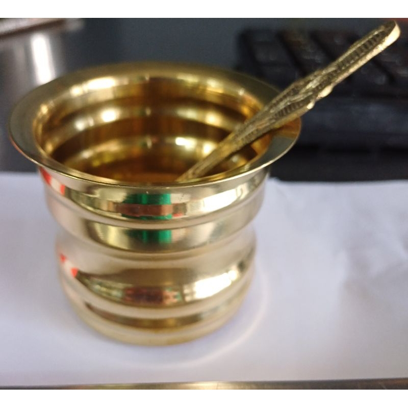 Brass Pancha Pathiram For Pooja Prayers | Shopee Singapore
