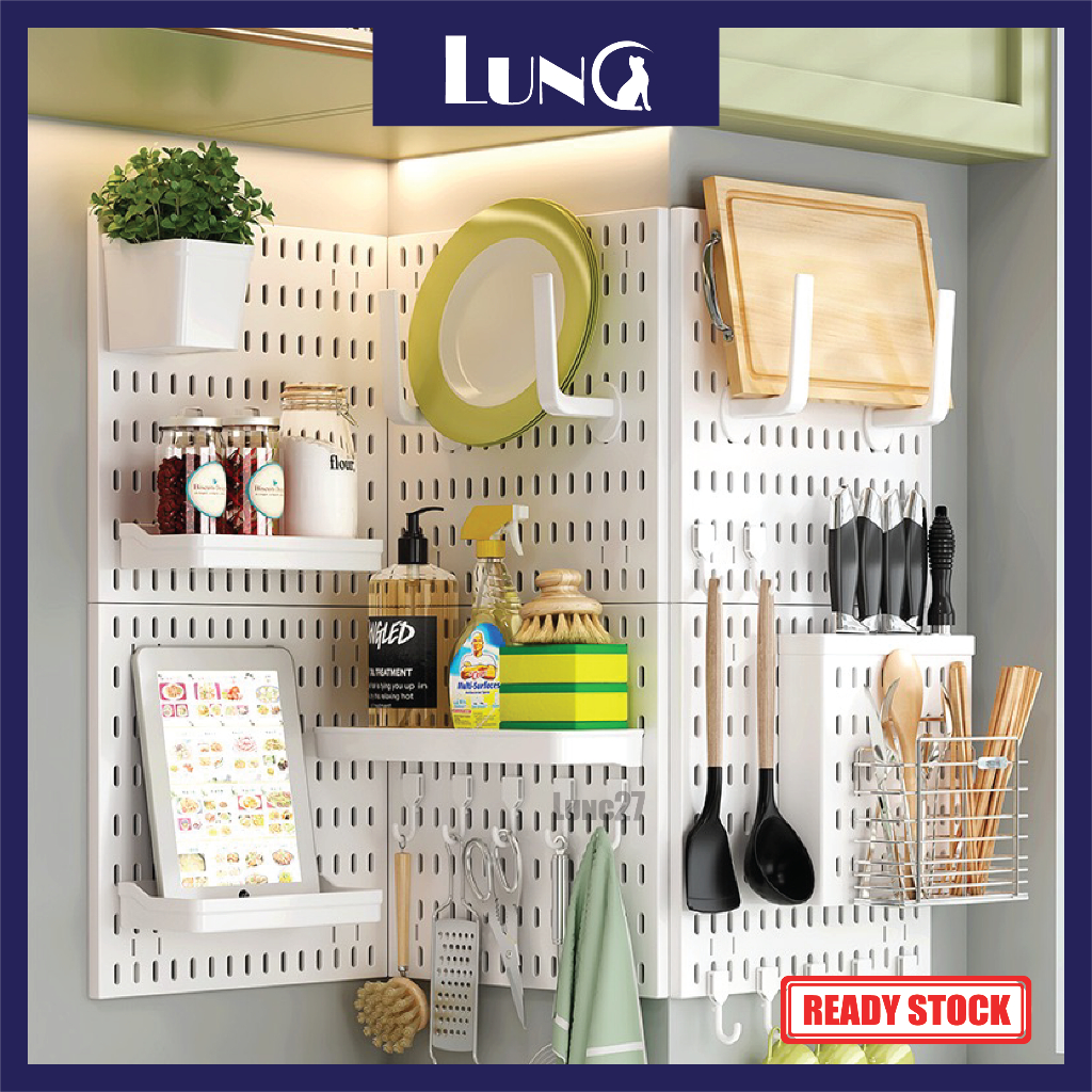 Pegboard Perforated Display Board Wall Display Rack Pegboard Wall ...