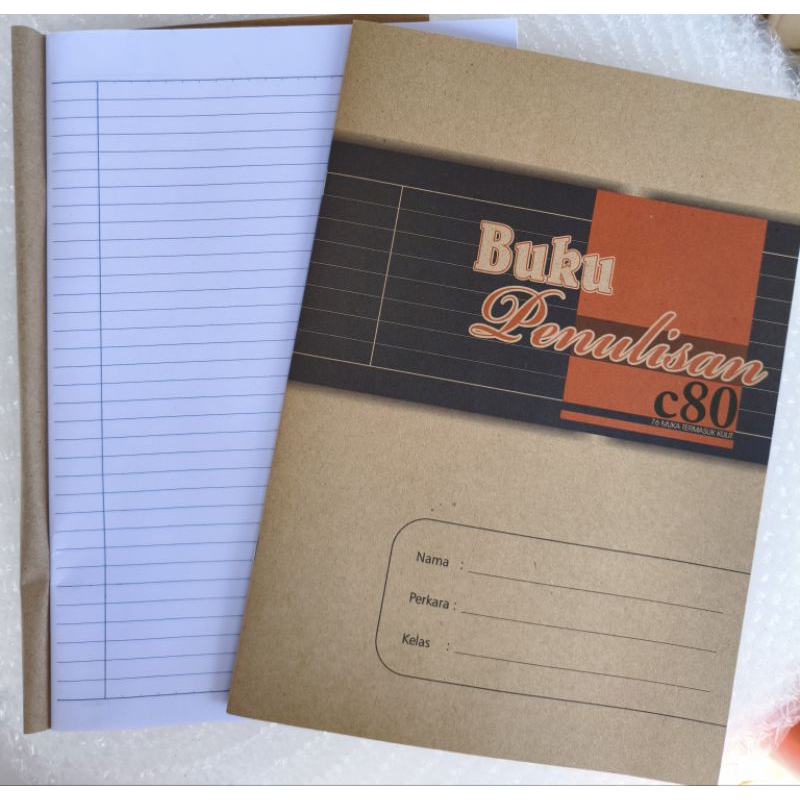 A4 Buku Penulisan S.Product/SBS/Flying Wheel/Pineapple 80p Kraft cover ...