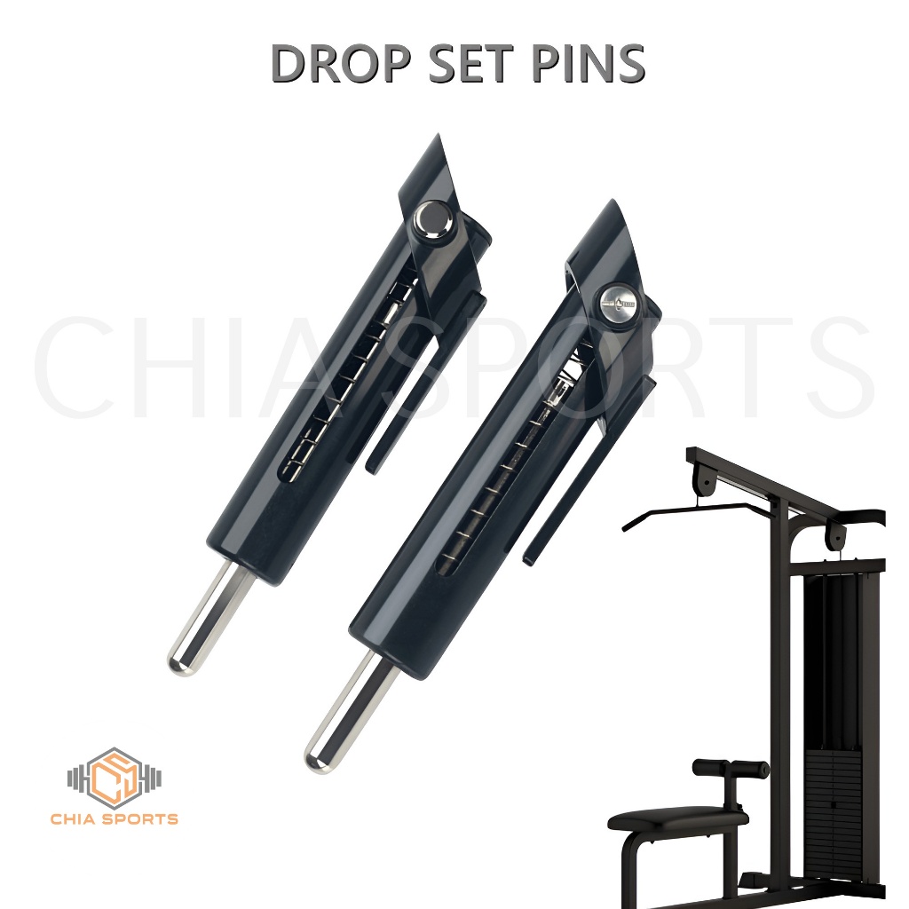 Drop Set Pins Automatic Weight Stack Loading Pin Gym Selectorized ...