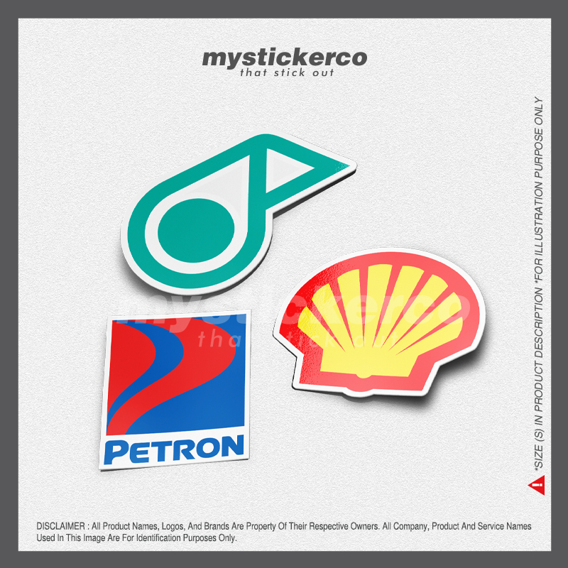 Sticker - Petronas / Shell / Petron (Logo) | Shopee Singapore