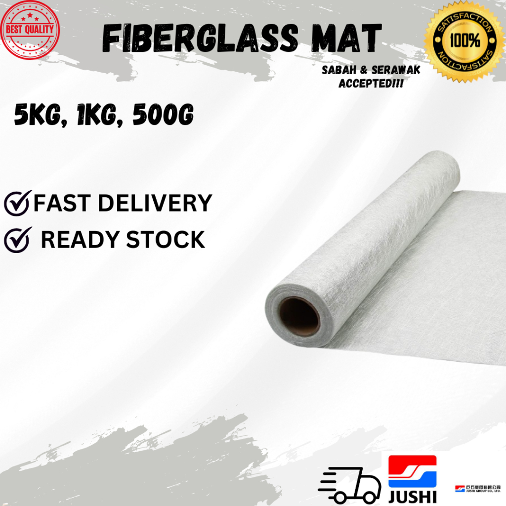 FIBERGLASS CSM (MAT) 5KG / 1KG / 500G | Shopee Singapore