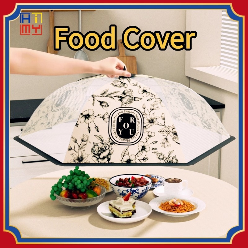 HIMY Foldable food cover Tudung Saji Lace Food Cover Collapsible Pop Up ...