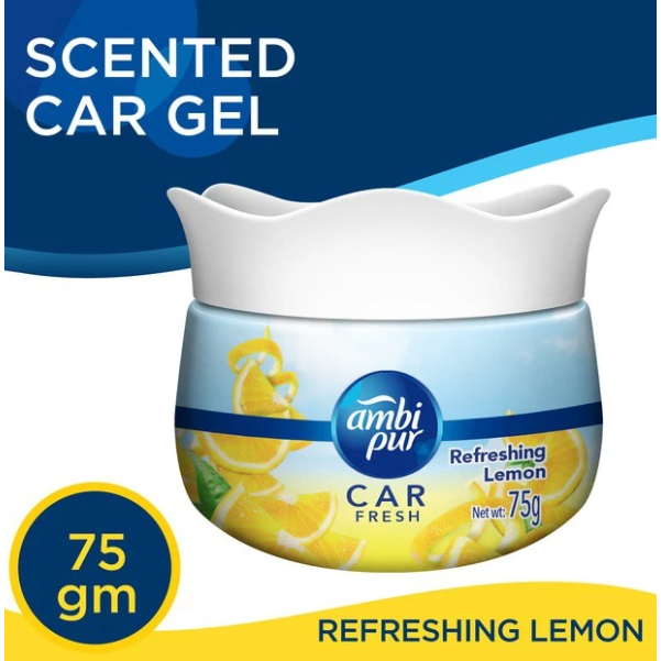 Ambi Pur Car Fresh Air Refreshing Gel (lemon)(75g) | Shopee Singapore