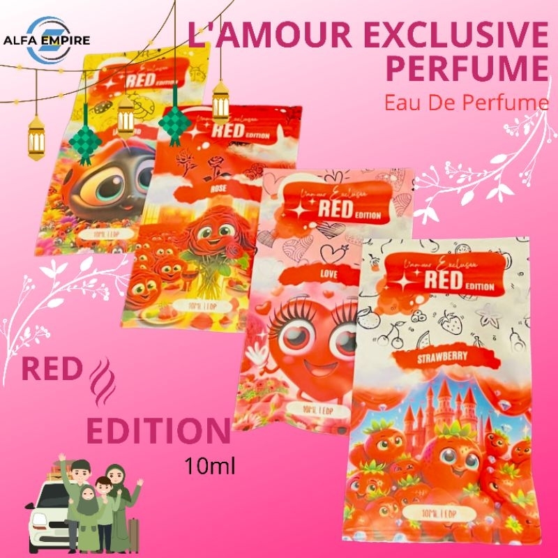 L'AMOUR EXCLUSIVE 10ml Raya Red Edition Dessert Edition Perfume EDP ...