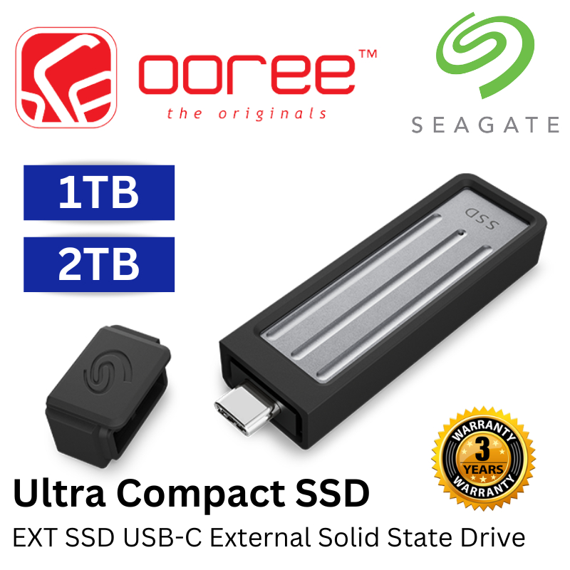 SEAGATE EXT SSD ULTRA COMPACT SSD EXTERNAL SOLID STATE DRIVE WITH ...