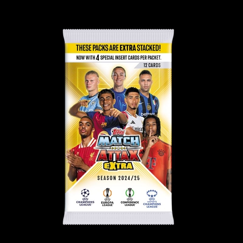 Topps Match Attax Extra UCL 2024/25 - Individual Packet / Pack (12 cards) | Shopee Singapore