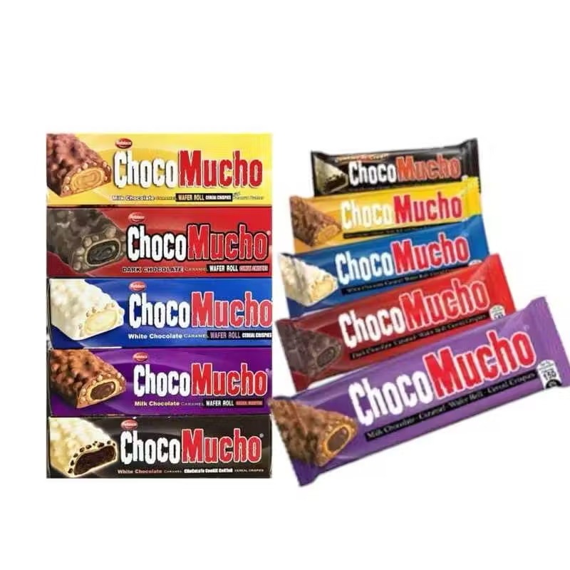 10pcs Rebisco Choco Mucho Caramel Wafer Roll Cereal Crispies HALAL ...
