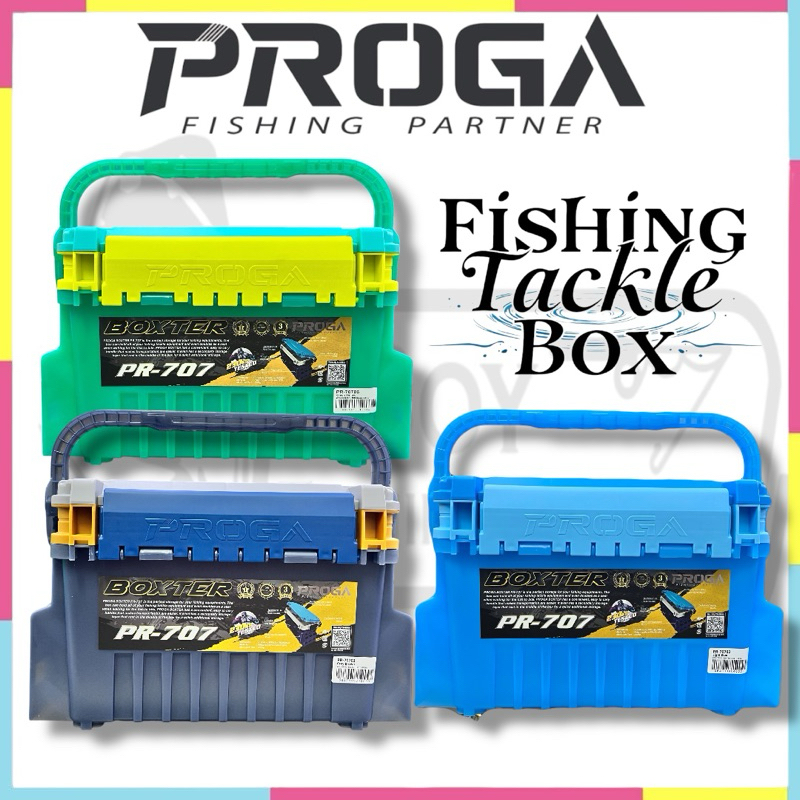 PROGA FISHING TACKLE BOX PR-707 BOXTER MEIHO MEBAO | Shopee Singapore