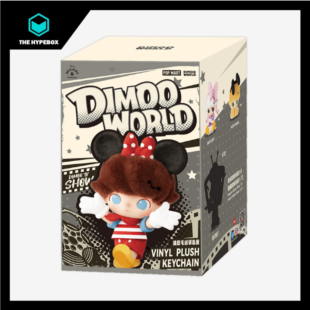 POP MART - DIMOO WORLD × DISNEY SERIES-VINYL PLUSH KEYCHAIN BLIND BOX ...