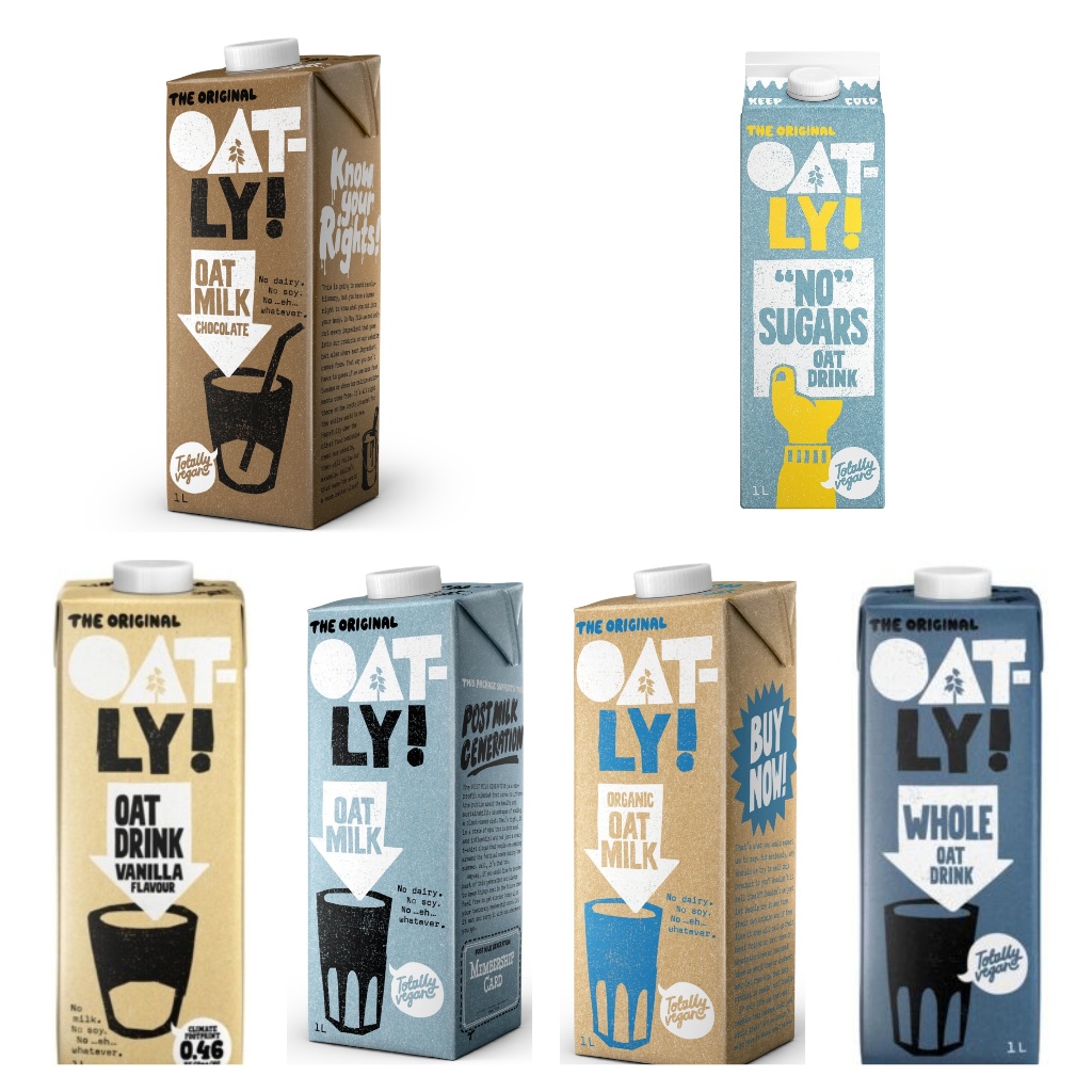 Oatly Oat Milk 1L - Organic / Oat Milk / Chocolate / Barista Edition ...