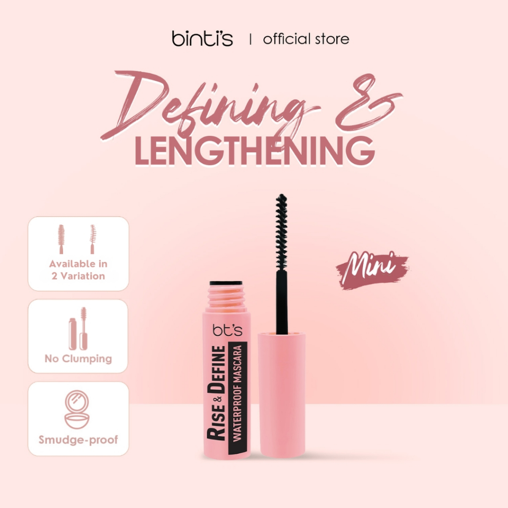Bt’s Waterproof Mascara Rise & Define Upswing Curve (3ml) | Shopee ...