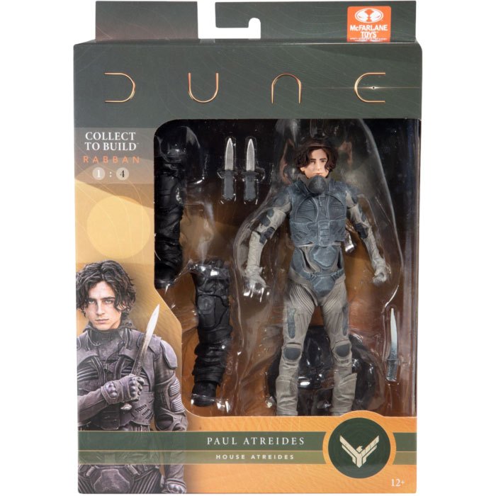 McFarlane Toys Dune Movie 1 7"inch Paul Atreides (Build-A Glossu ‘Beast ...