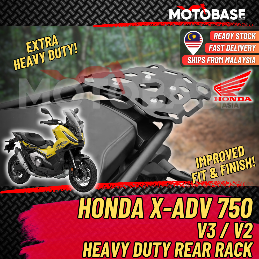 Kelex Adventure Honda X Adv 750 V3 V2 Top Box Rear Rack Premium