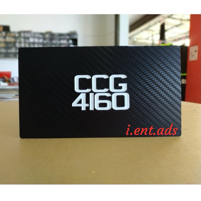 Nombor Plate Motor Kristal Fancy + CARBON (STICKER) | Shopee Singapore